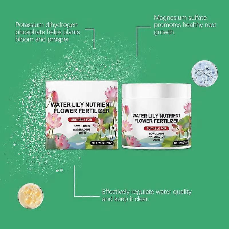 Water Lily Flowering Fertilizer Powder Pond Water Lily Nutrient ...