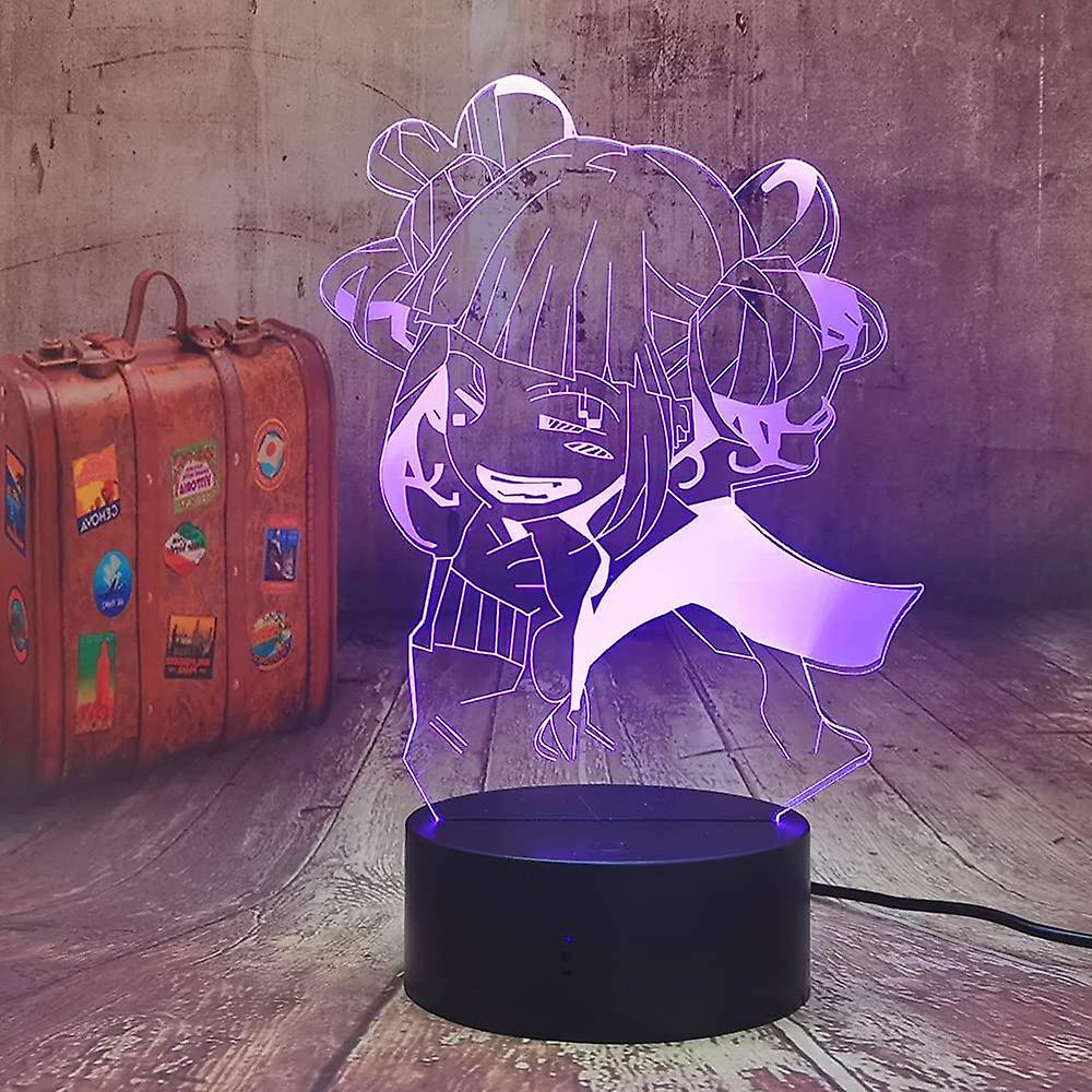 Veeki 3D Illusion Lamp Led Night Light Anime My Hero Academia Shoto ...