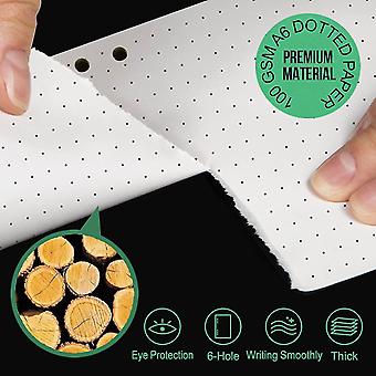 180 Sheets/360 Pages A6 Filofax Refills Dotted Paper, 100 Gsm Filofax ...