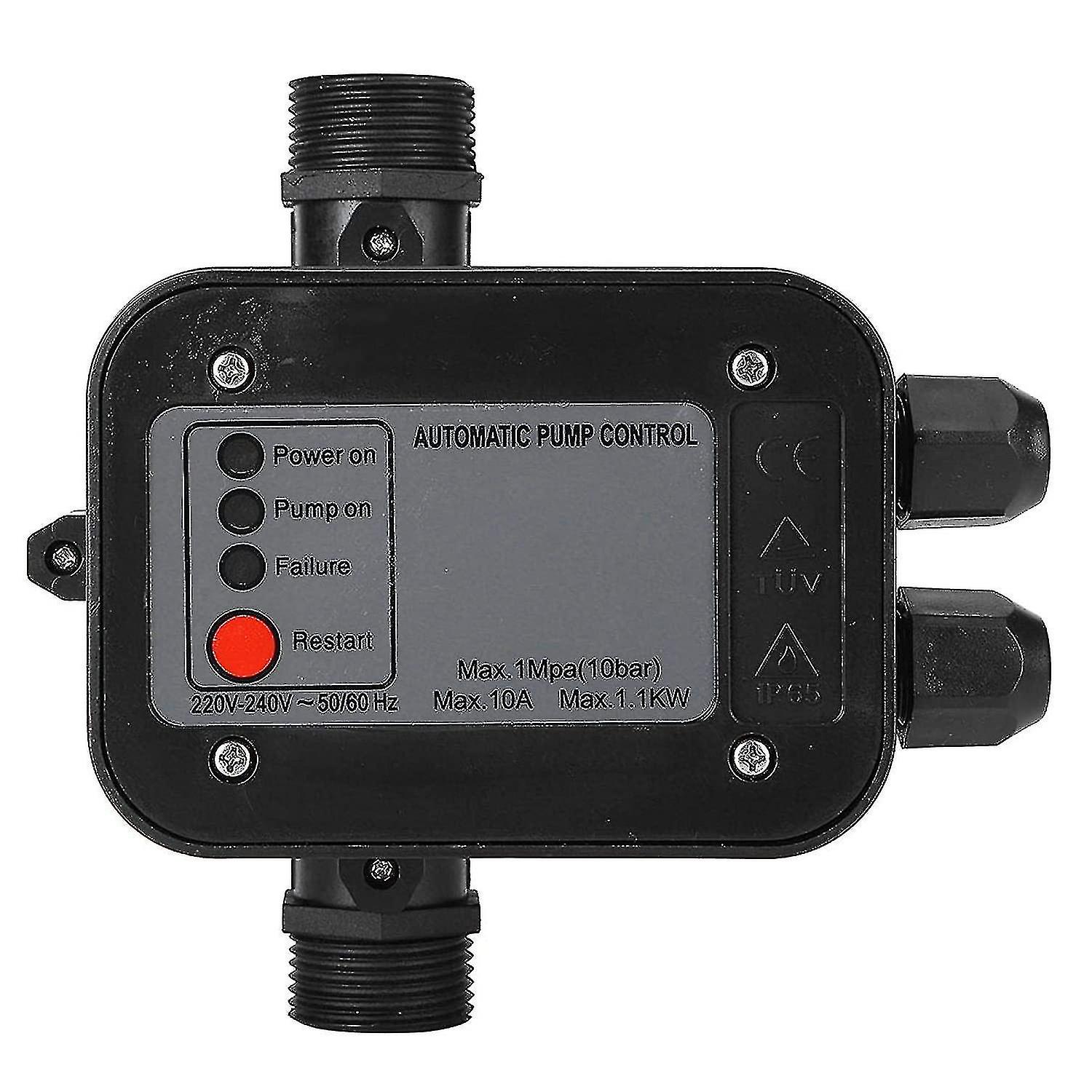 Pump Controller Water, 220v Black Self-priming Water Pump Pressure ...