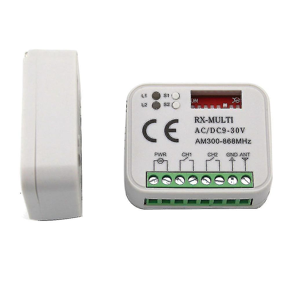 Garage Gate Remote Receiver 433 868mhz Rx Multi 300-900mhz Ac/dc 9-30v ...