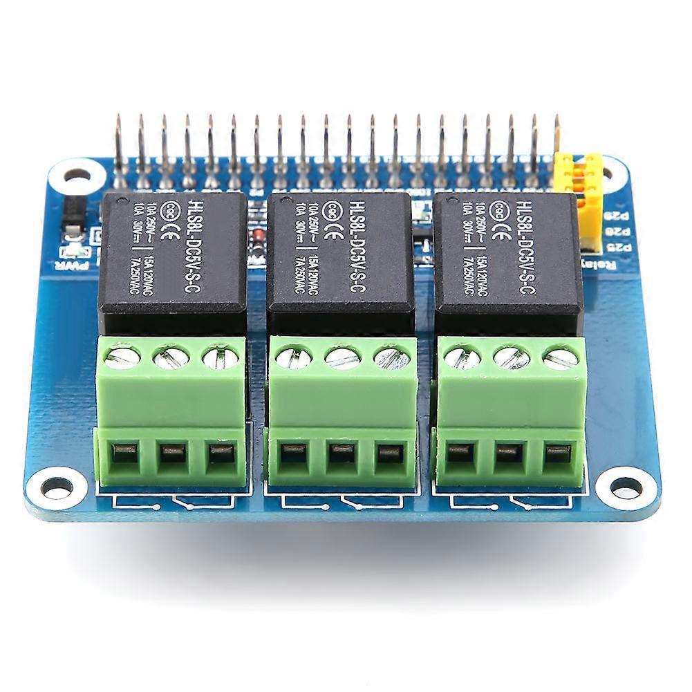 3-Channel Relay Expansion Board for Raspberry Pi Models A+ B+ 2B 3B 3B ...