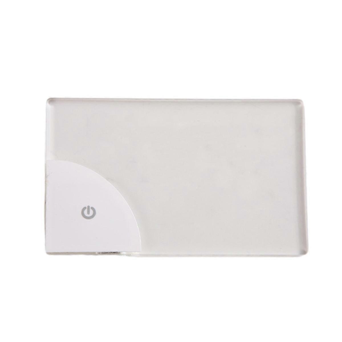 LED Blank Acrylic Glowing Business Card Light Transparent Name Tag ...