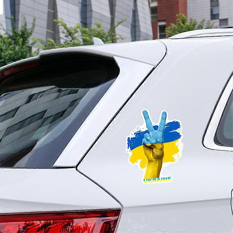 V1393# For Coat of Arms of Ukraine Car Sticker Map Decal Ukrainian ...