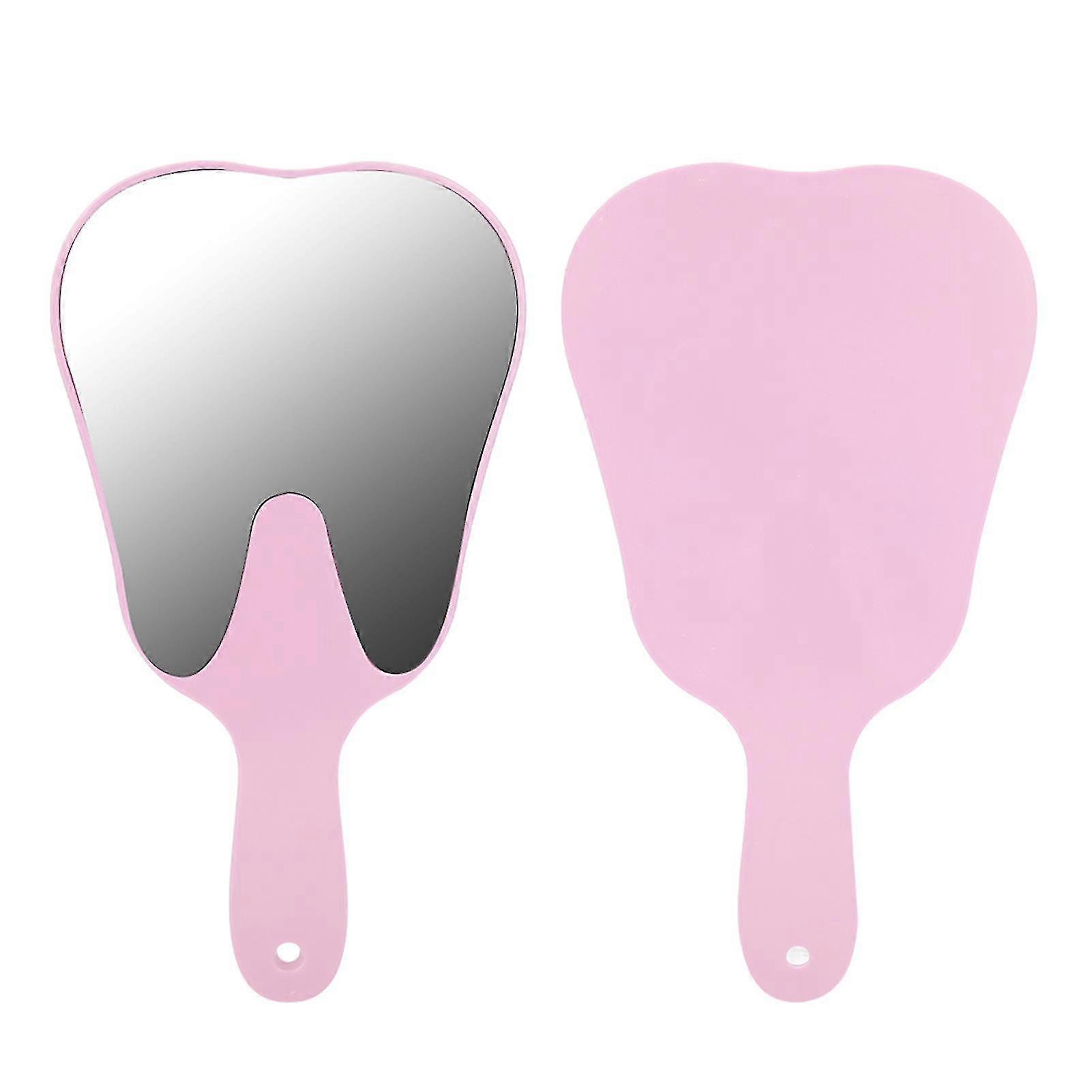 Tooth Shaped Mirror Cute Handle Dental Mirror Hand Mirror Dental ...