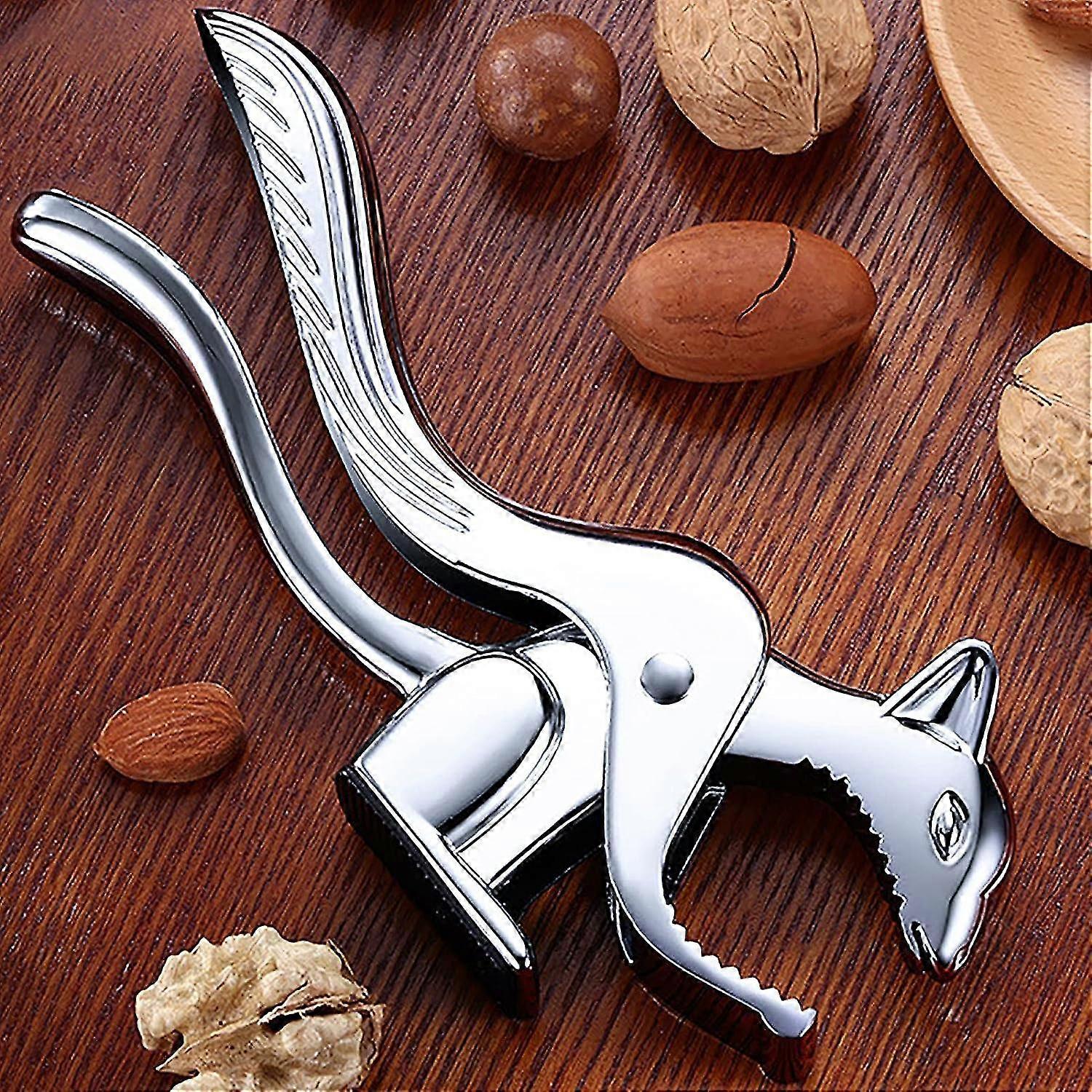 Hazelnuts Squirrel Look Metal Nutcracker Squirrel Handle Tongs Kitchen Tools For Opening Nuts ...