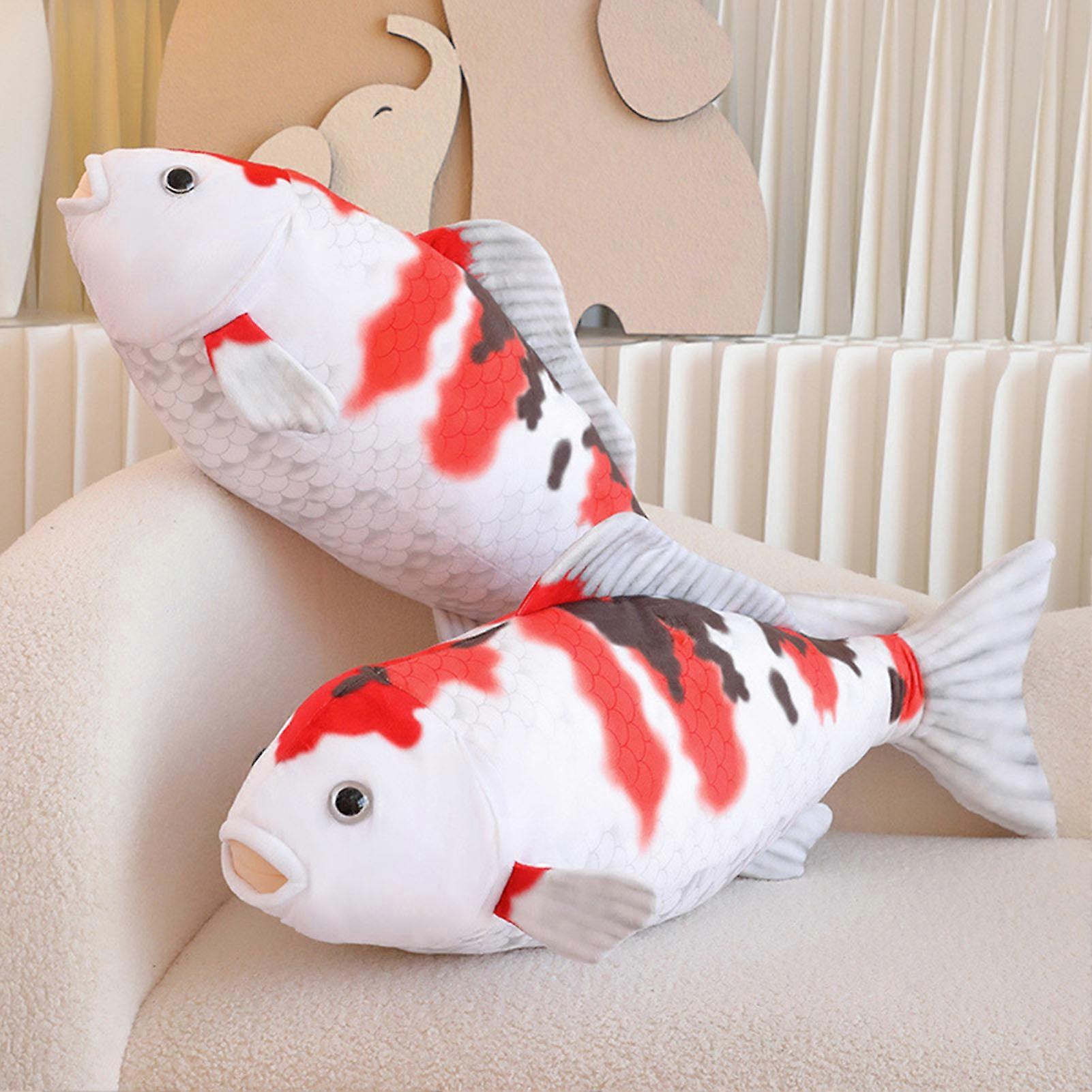 Fish Plush Pillow Simulation Koi-fish Doll Plushies Ornament Sofa ...