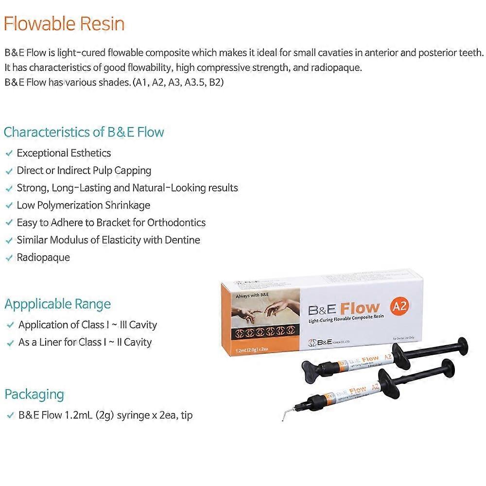 Flowable Resin Light Cure Composite Nano Hybrid Flow Dental Filling ...