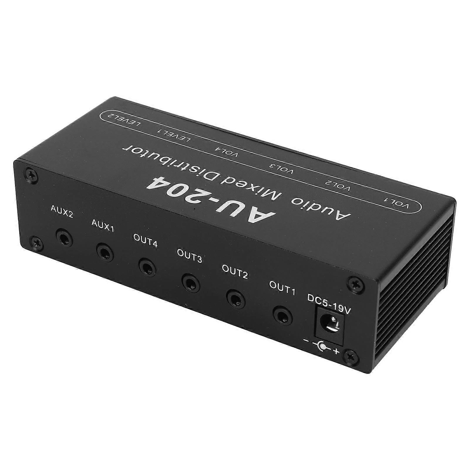 Stereo Audio Splitter Box Mini Preamplifier Headphone Amplifier 2 Way ...