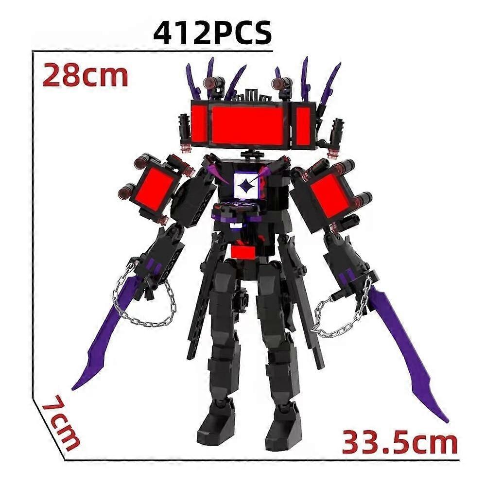 Skibidi Toilet Titans Tv Man Drill Man Cameraman Speakerman Building ...