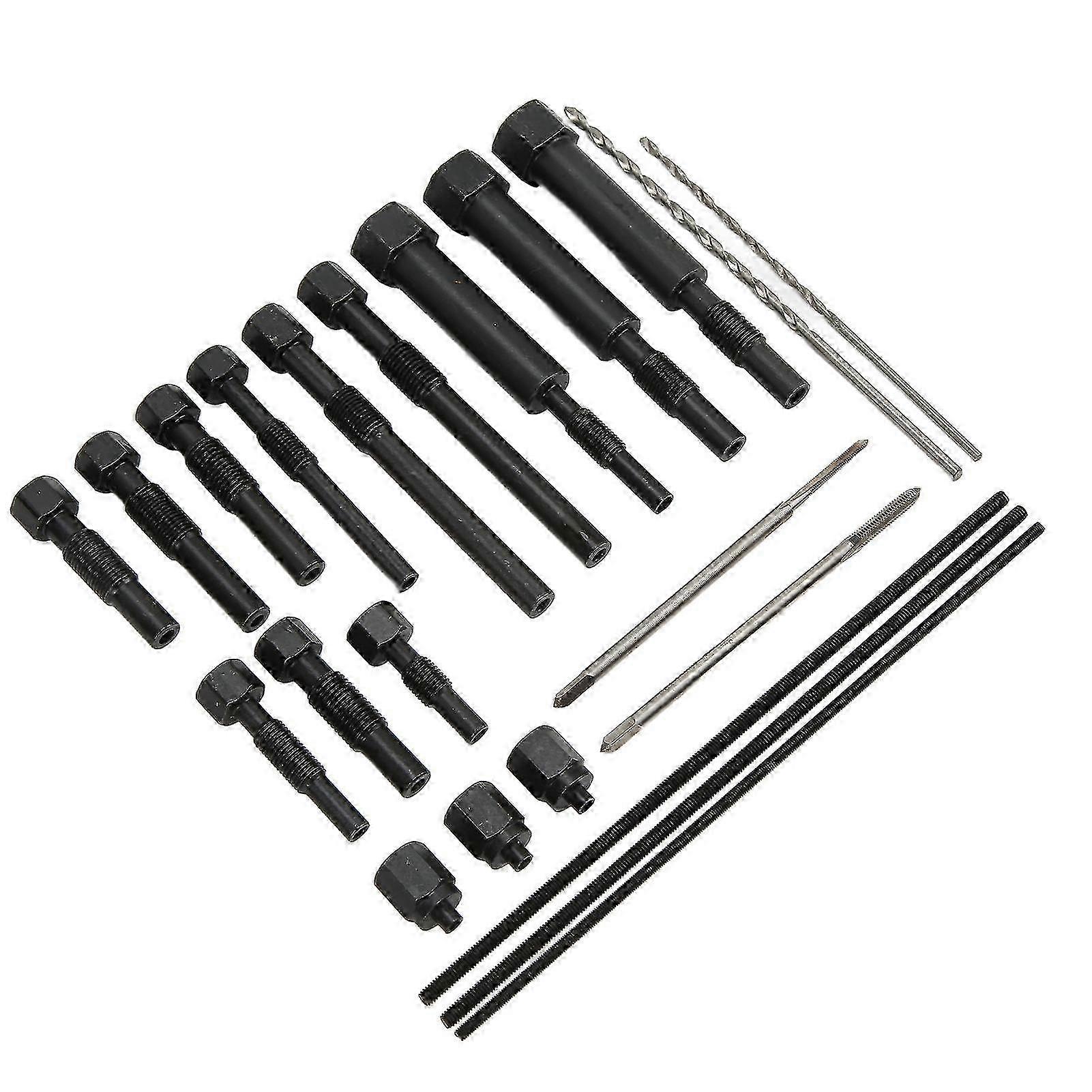 Glow Plug Removal Tool Kit 22PCS Set Portable Metal with Storage Box ...