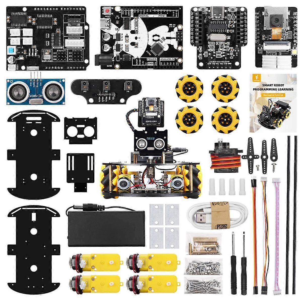 Robotic Car Kit for Programming with ESP32 Cam, Learning and Develop Smart Automation Complete ...