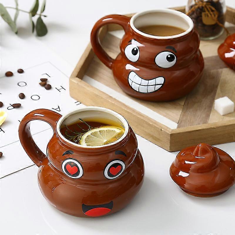 Cute Poop Ceramic Water Mug Poop Mug Poop Trick Gift | Fruugo UK