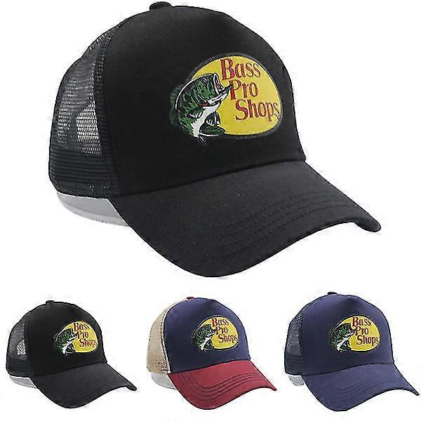 Bass pro shops Printed cap Outdoor fishing net hat sun hat | Fruugo UK