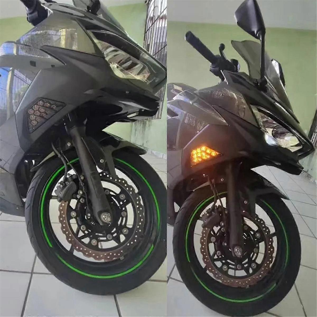 Motorcycle LED Turn Signal Light Flasher for ZX25R ZX4R NINJA 650 400 ...
