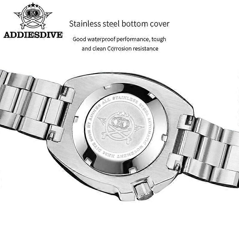 Addiesdive Watch Men New Abalone Diving Mens Mechanical Wristwatch ...