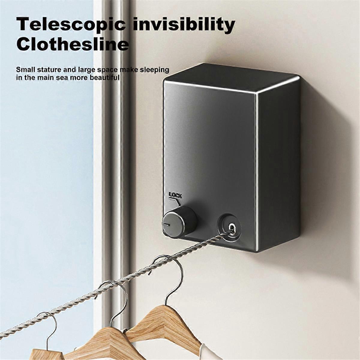 Retractable Clothesline Stainless Steel Pull-Out Clothes-Drying Machine ...