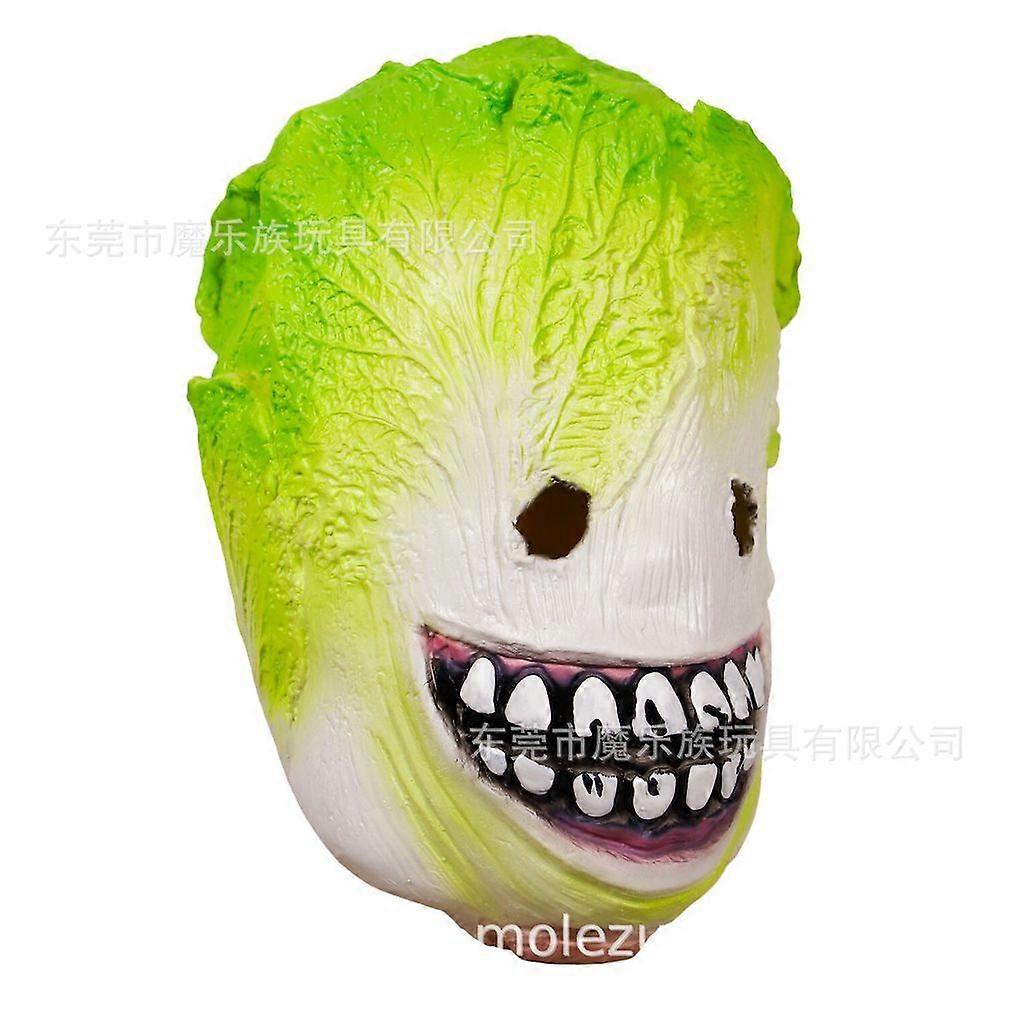 Funny Vegetable Mask Latex Full Face Cover Halloween Christmas Cosplay ...