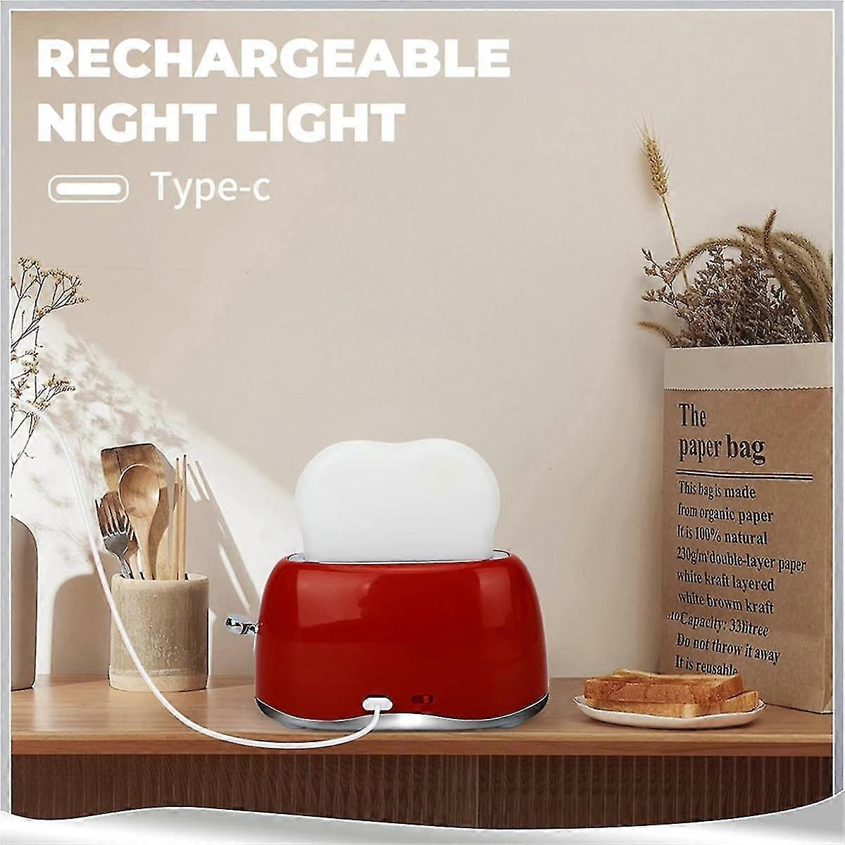 Retro Decor Toaster Lamp,Retro Toaster Shape Desk Decoration Gifts for ...