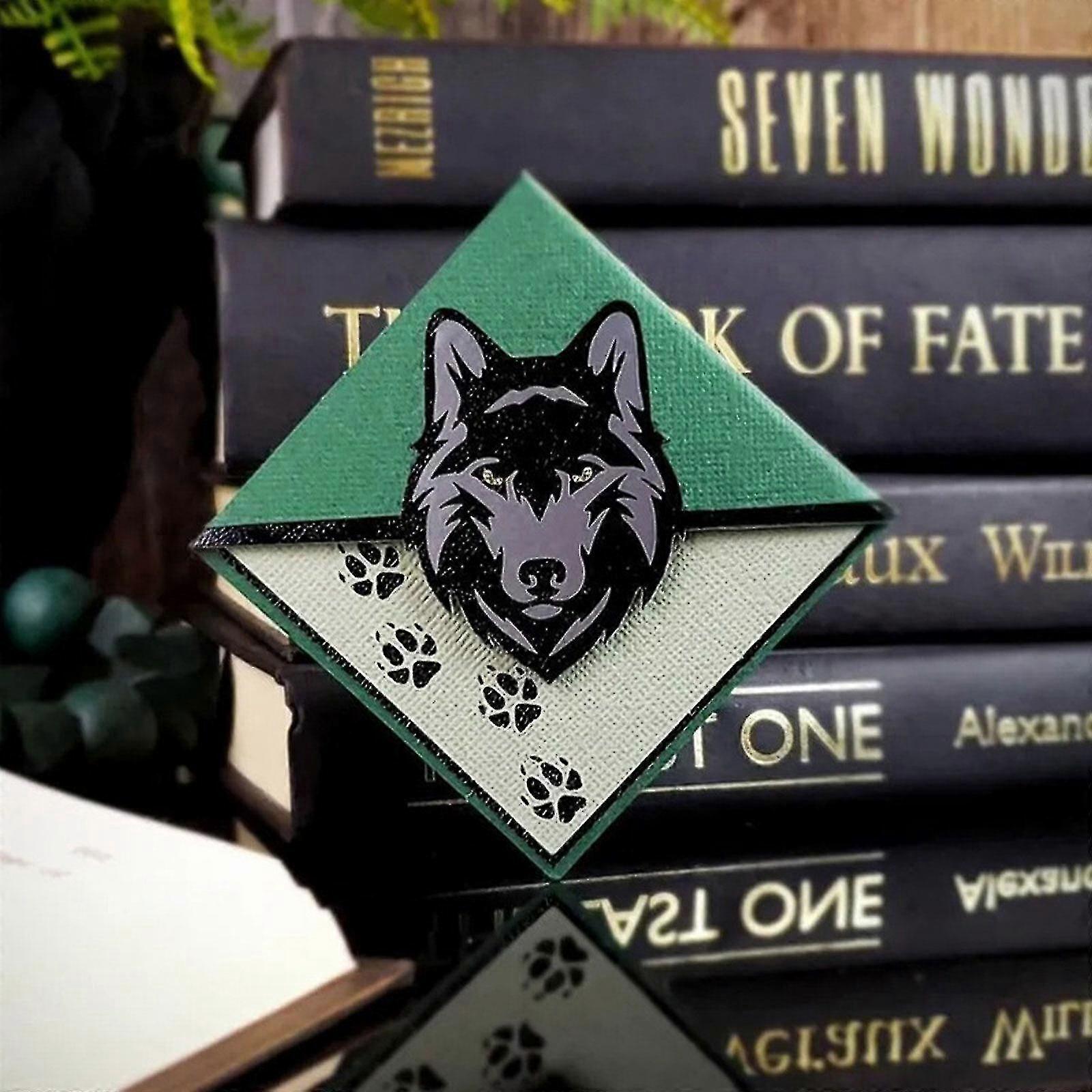 Animal Story Paper Corner Bookmarks, Cute Triangle Corner Page Bookmark ...