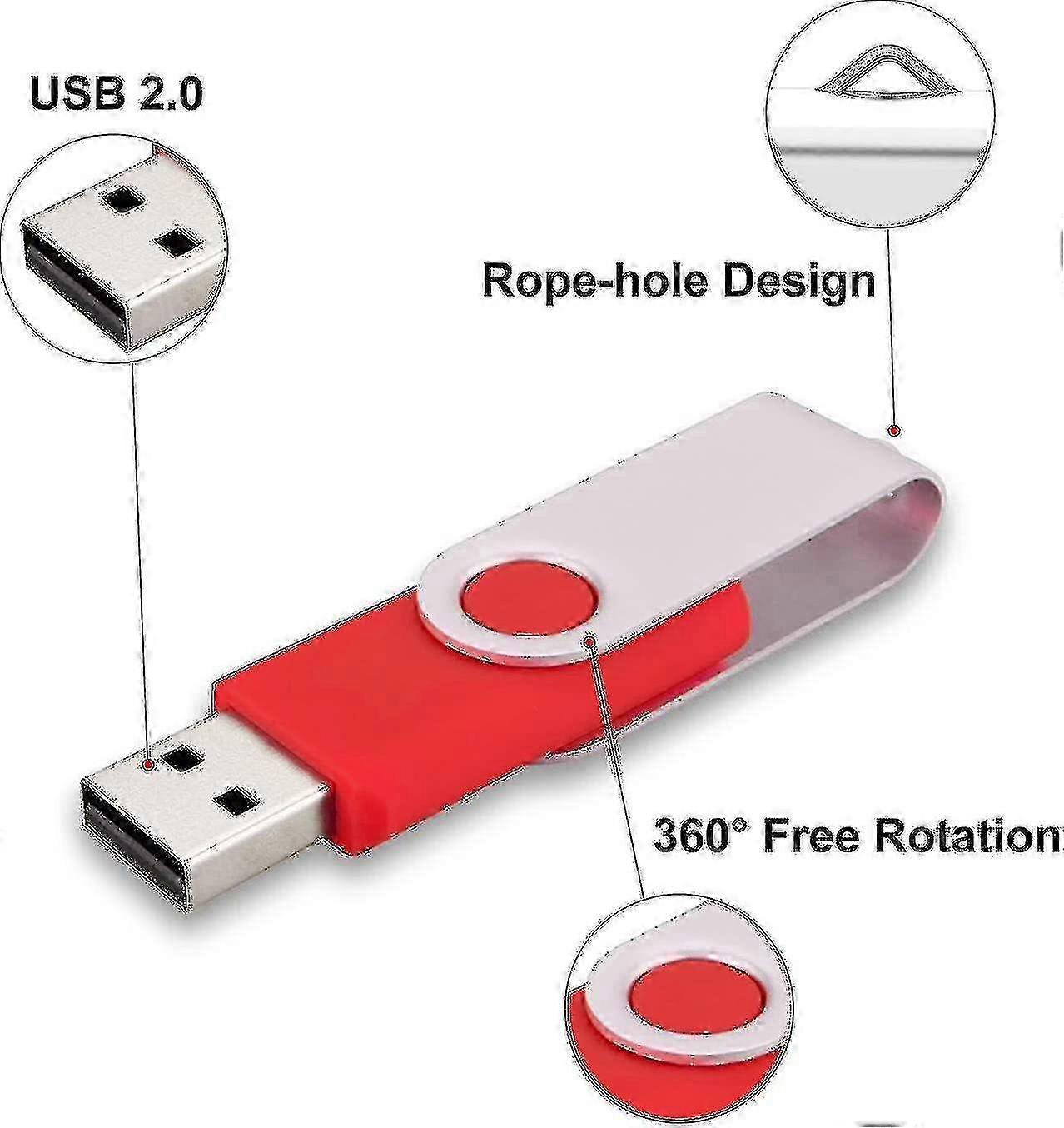 high quality10 Pack Usb Flash Drives Usb 2.0 Thumb Drive Bulk Pack ...