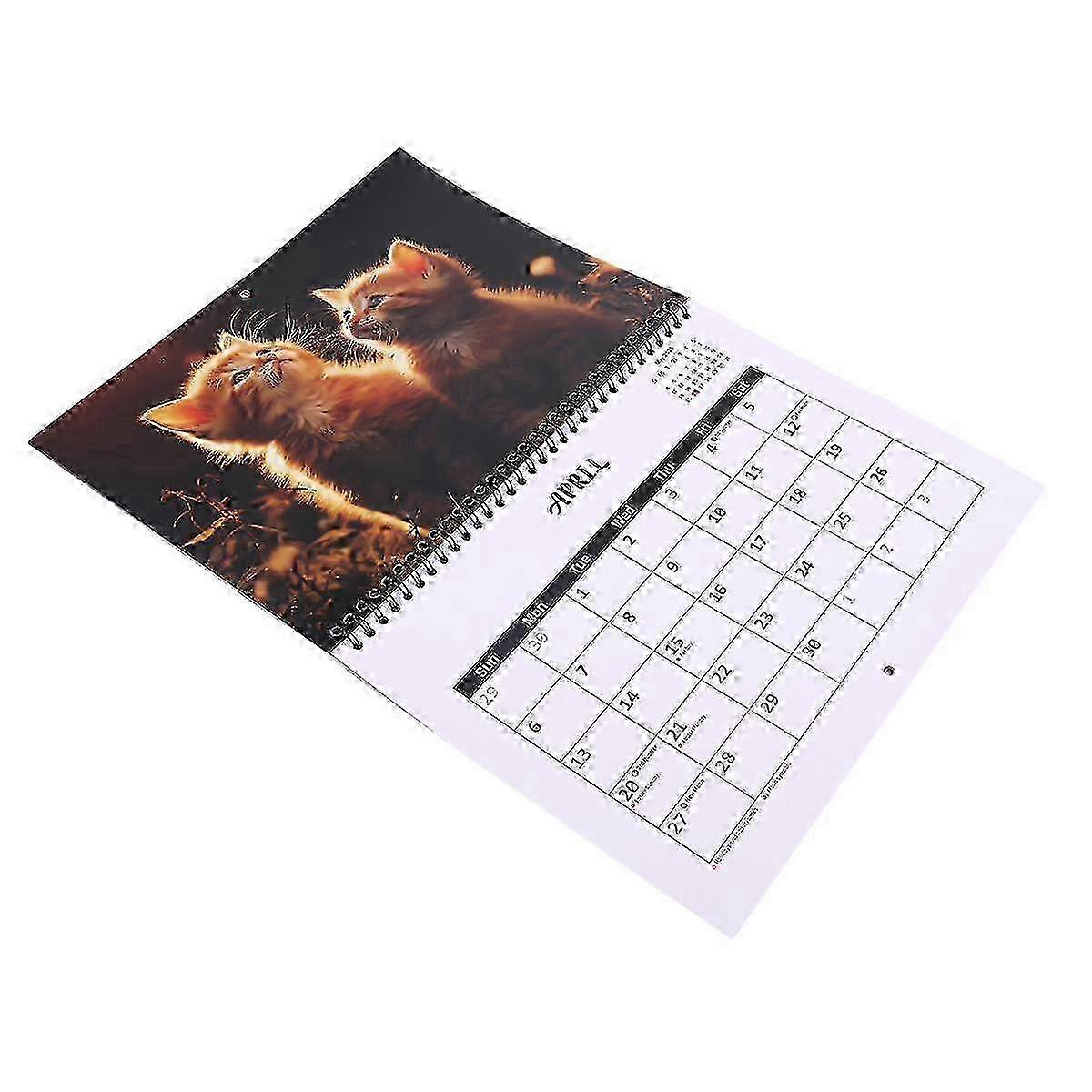 2025 Calendar Cats Monthly Wall Calendar, Family Planner Calendar ...