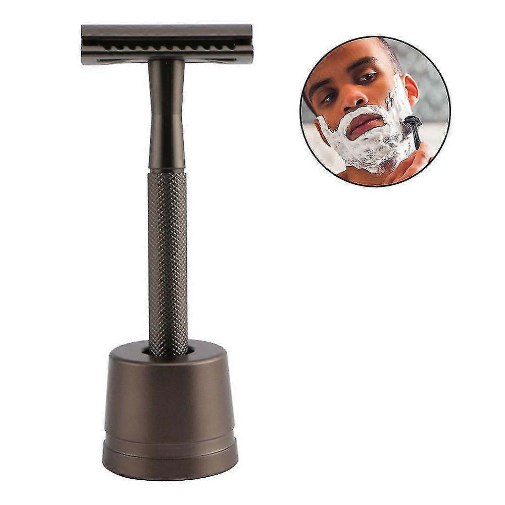 Old-fashioned Manual Razor Metal Safety Razor With Razor Stand Eco ...