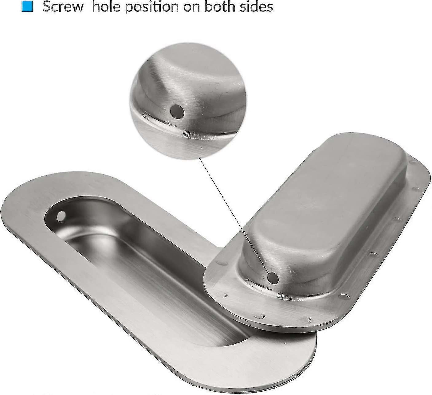 2pcs Recessed Sliding Door Handle Recessed Sliding Door Handle Pull ...