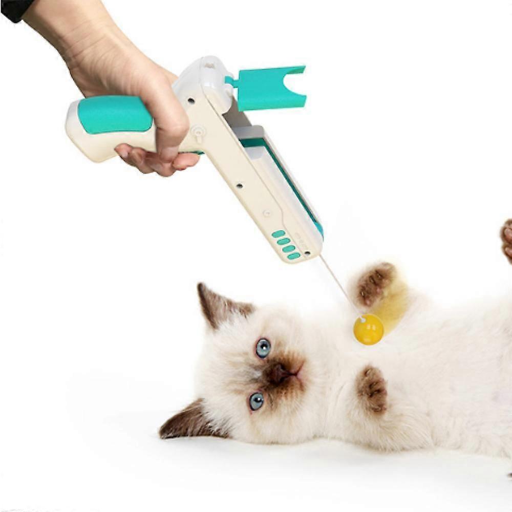 SSRGV Pet Cat Playful Rebound Feather Interactive Toys Funny Tease Cats ...