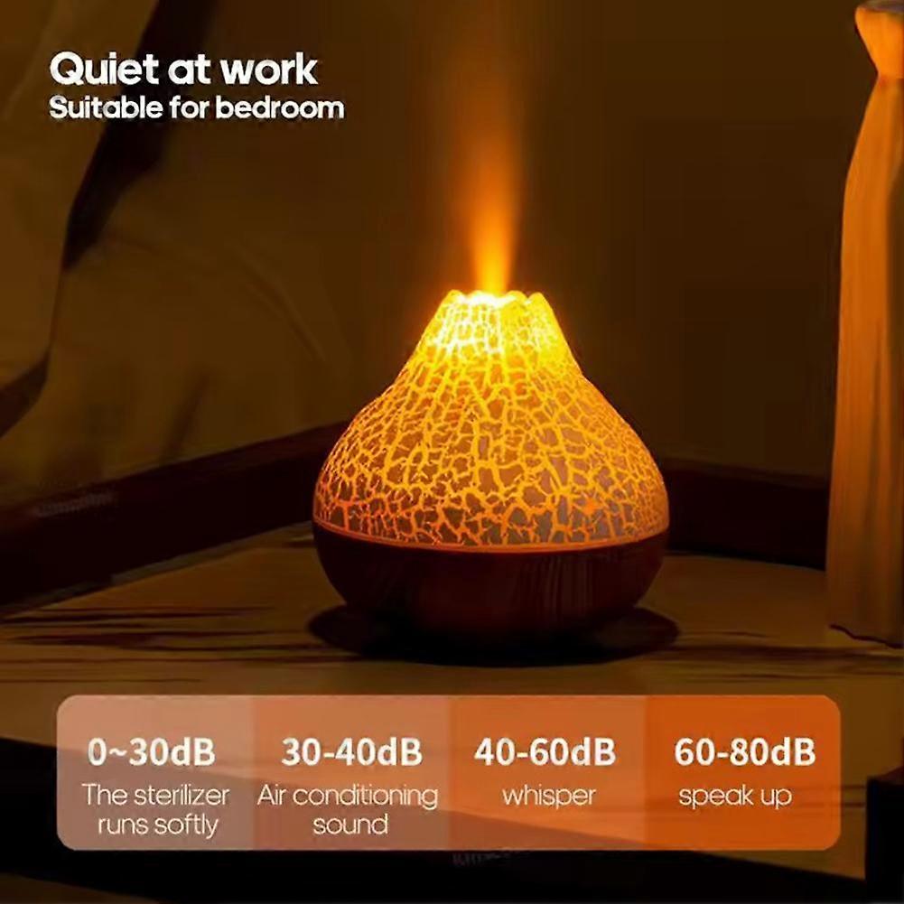 Mini Volcano Shape Humidifier, Usb Personal Desktop Humidifier Super ...