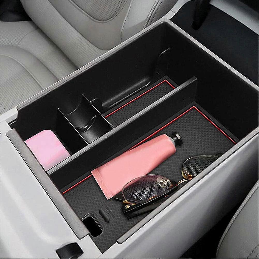 For Hyundai Tucson 2022 Center Console Organizer Tray Armrest Storage ...