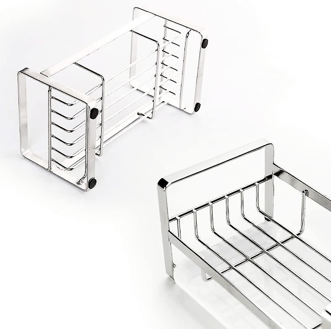 Sponge Rack, 304 Stainless Steel Sink Tissue Storage Sponge Rack ...