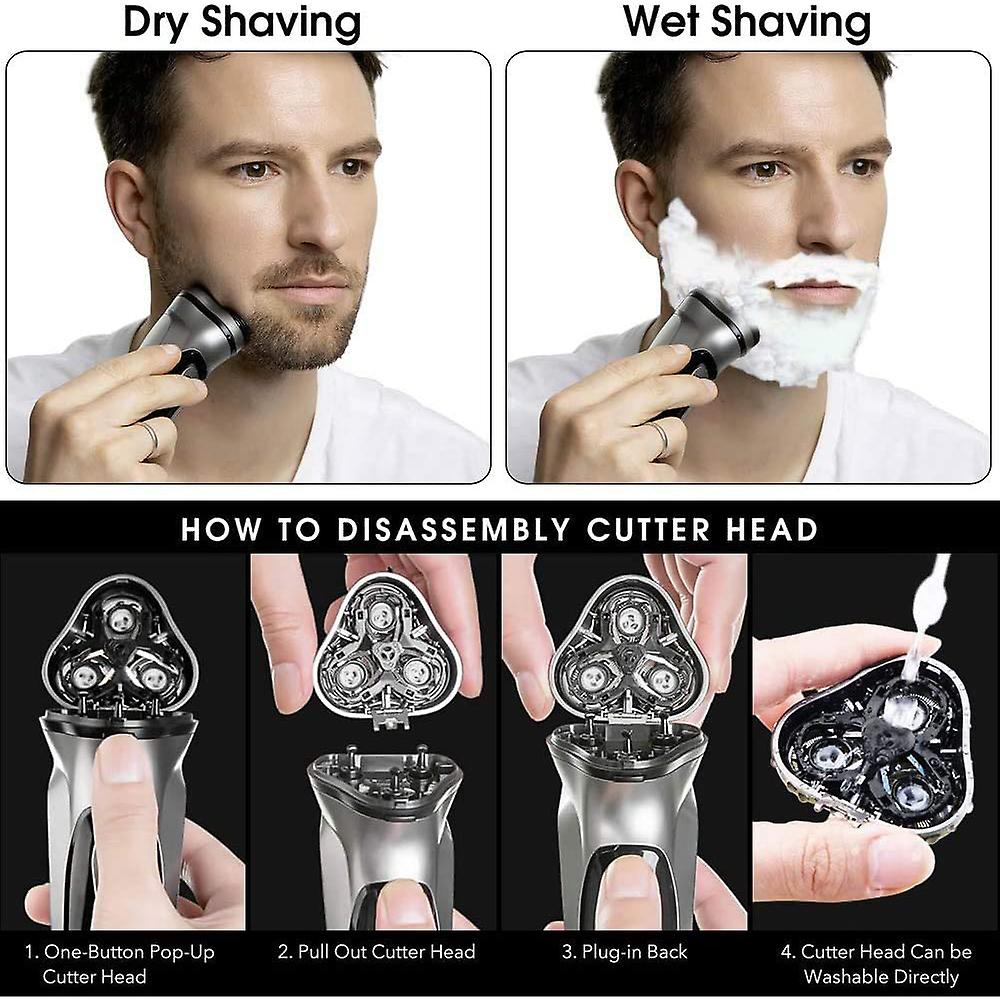 Blackstone Electric Face Shaver Razor For Men 3d Floating Blade ...