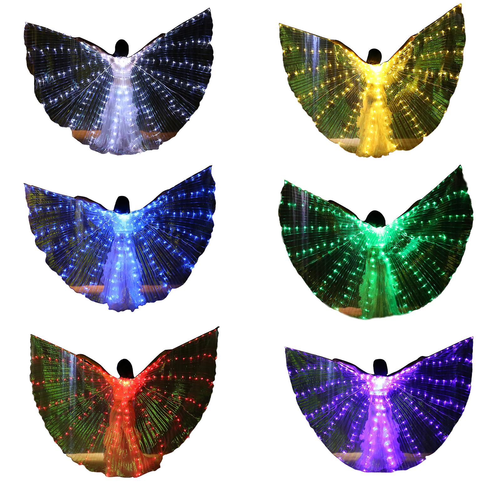 Dancing Luminous Plumage Dance Costume Stage Props Butterfly Cloak ...
