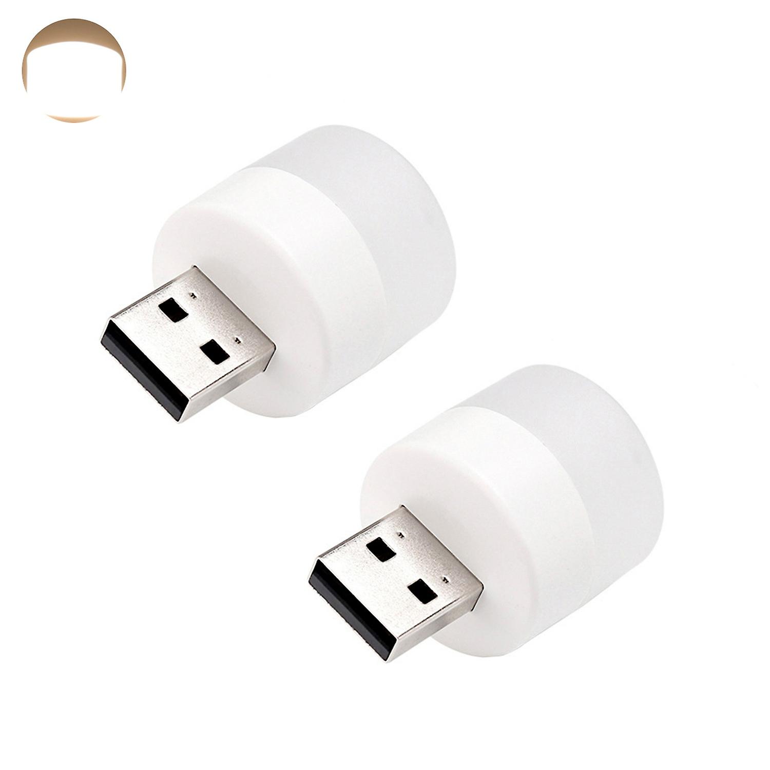 2Pcs Night Lights Eye Protection Non-Glaring Plastic LED Bedside Lights ...