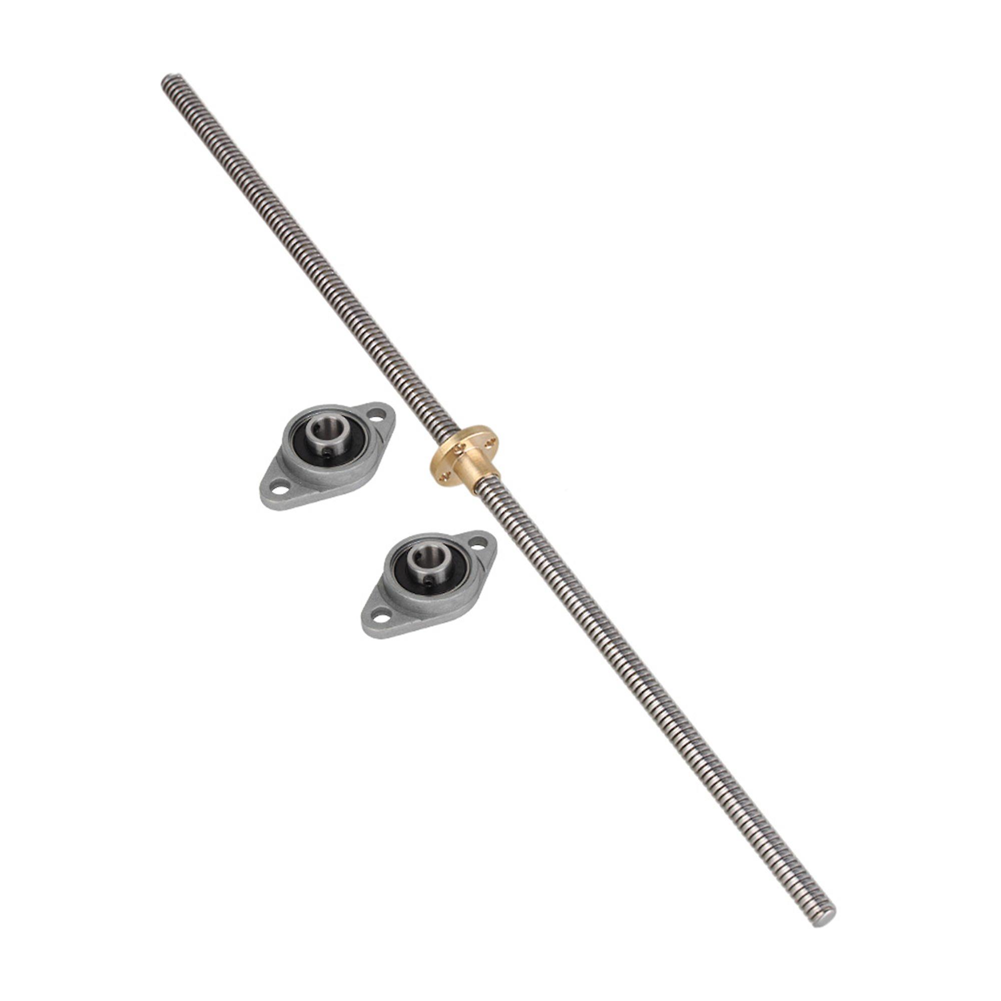 Vertical 350mm 2mm Lead Screw Pillow Block Flange Bearing Mount Set ...