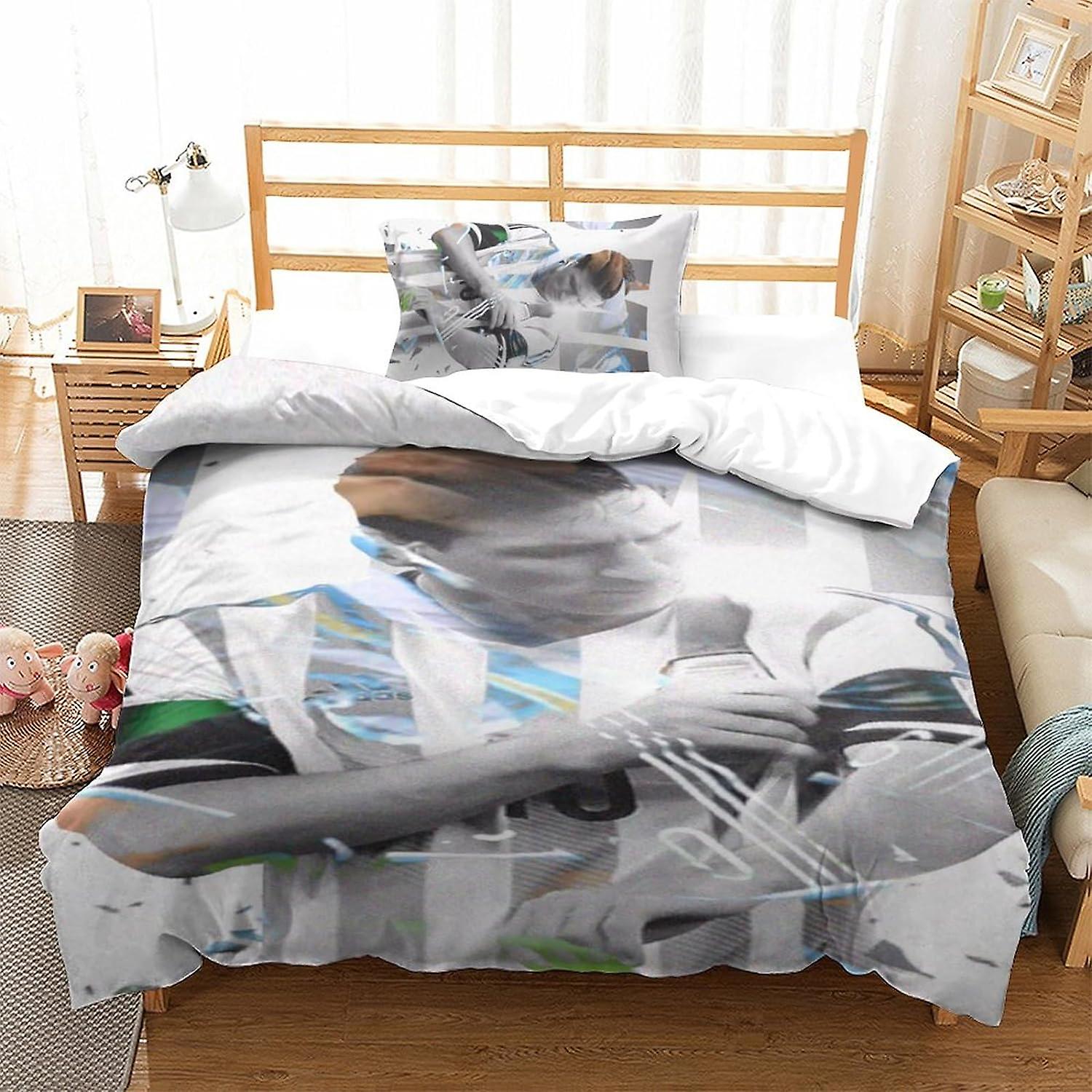PGtaa Lionel Messi Bedding Sets Duvet Cover Football Star Bed Set ...