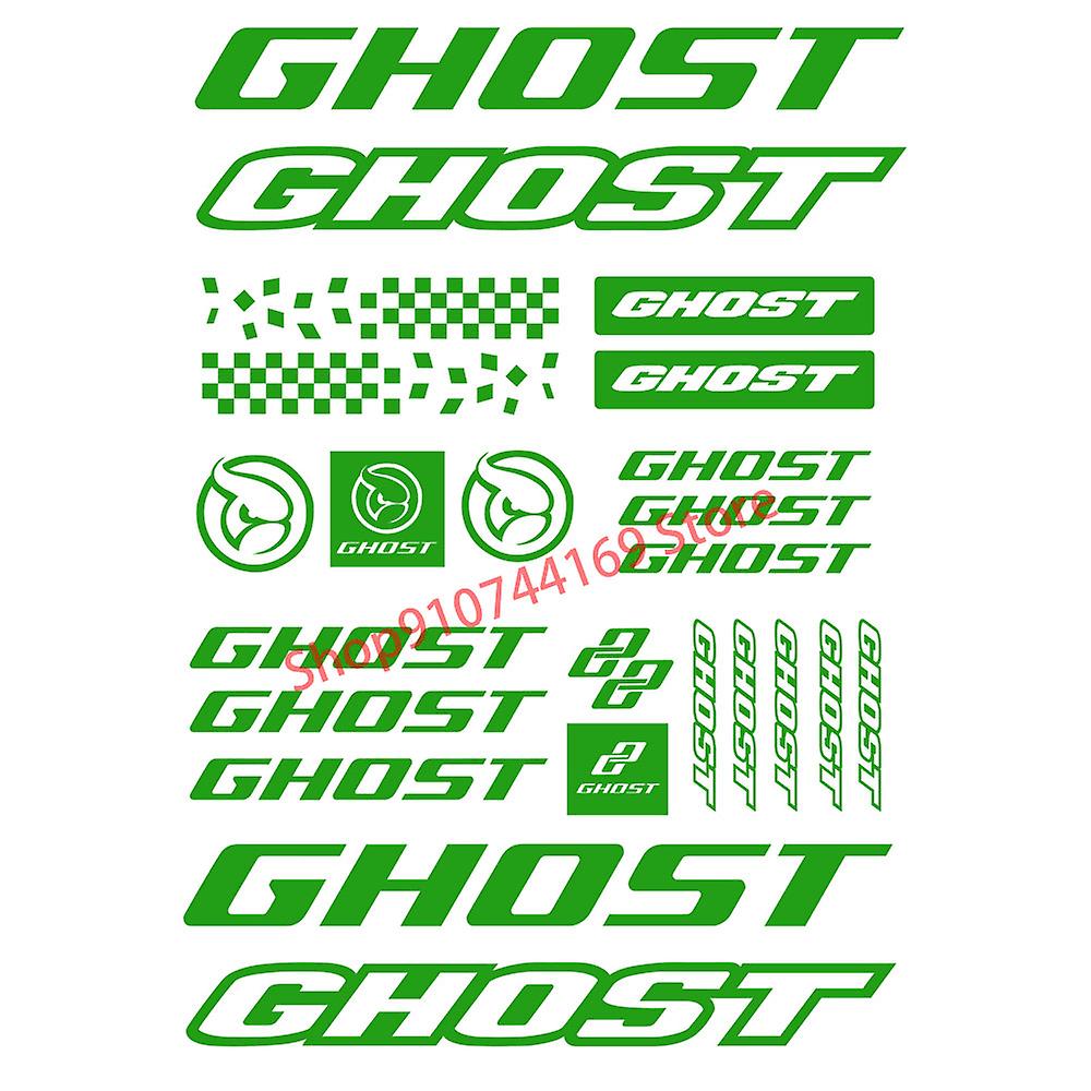 Bicycle Frame Vinyl Stickers For GHOST Road bike Mountain Bike MTB BMX ...