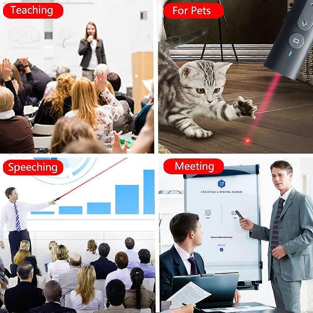 USB/Type-C 2 in 1 Rechargeable Powerpoint Remote Pointer ...