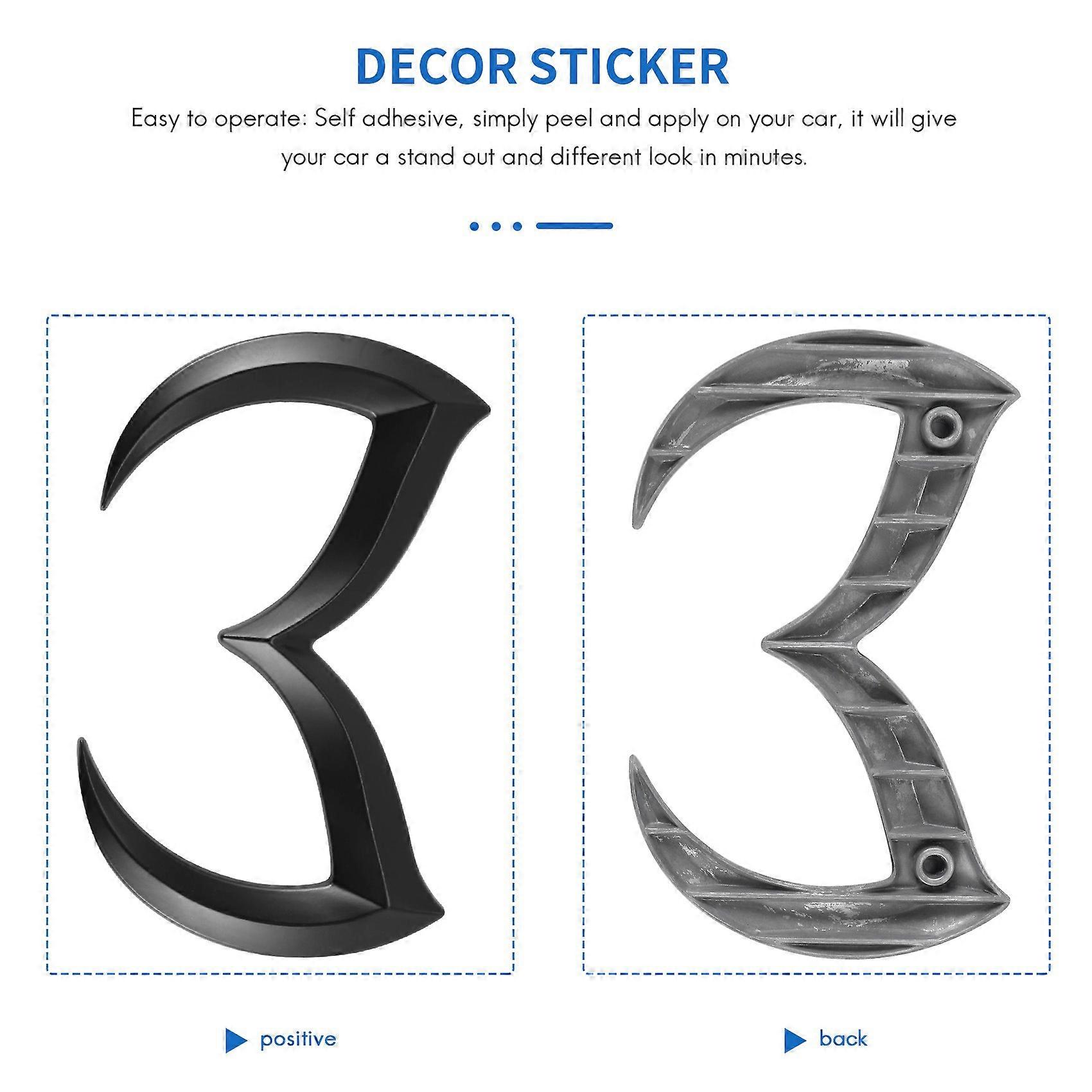 Black Evil M Logo Emblem Badge Decal For Mazda All Model Car Body Rear ...