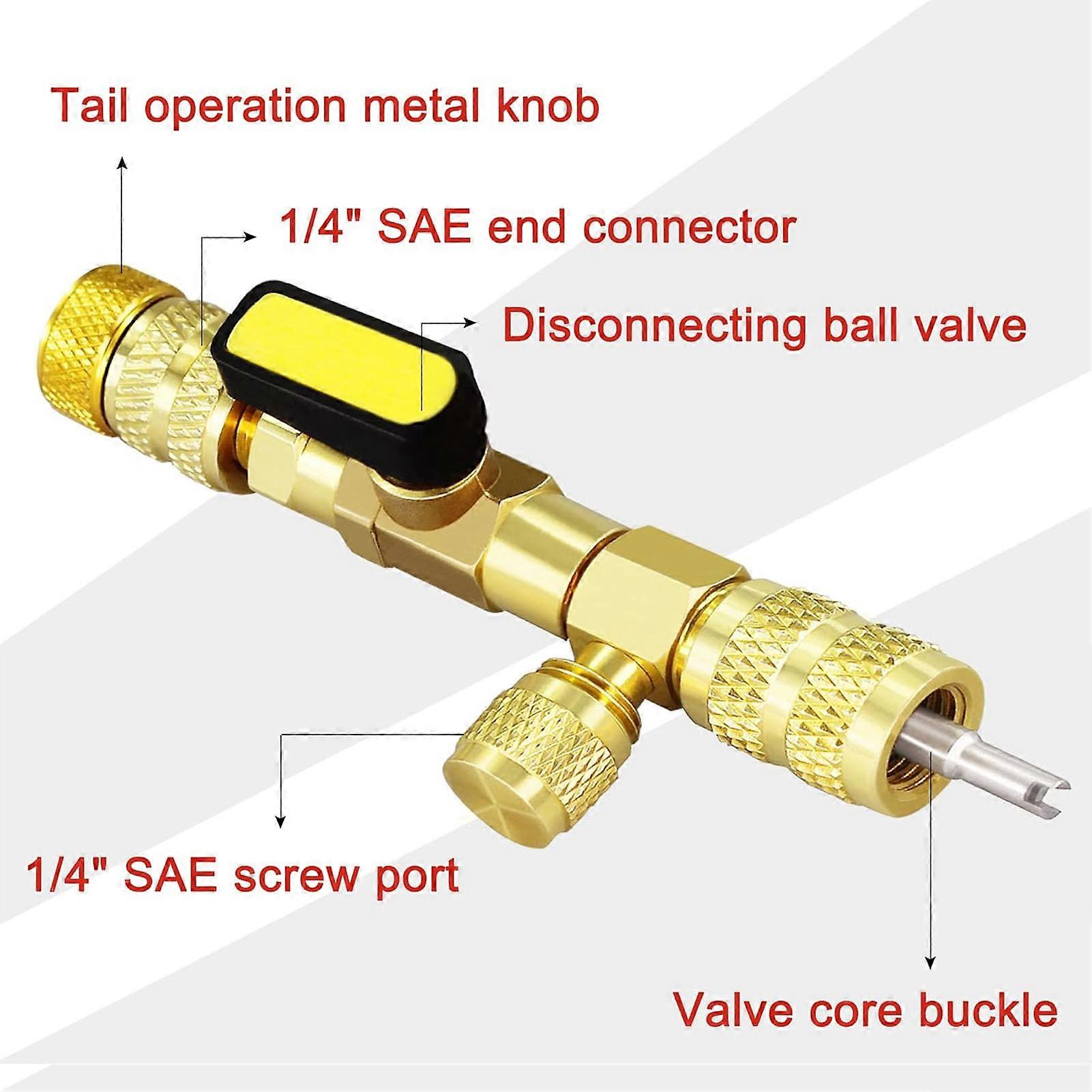 Valve Core Remover Installer Tool Copper HVAC AC Air Conditioning Line ...