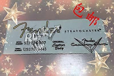 ST Guitar Head Custom Logo for Fender TELE TL Guitar Diy Logo Water ...