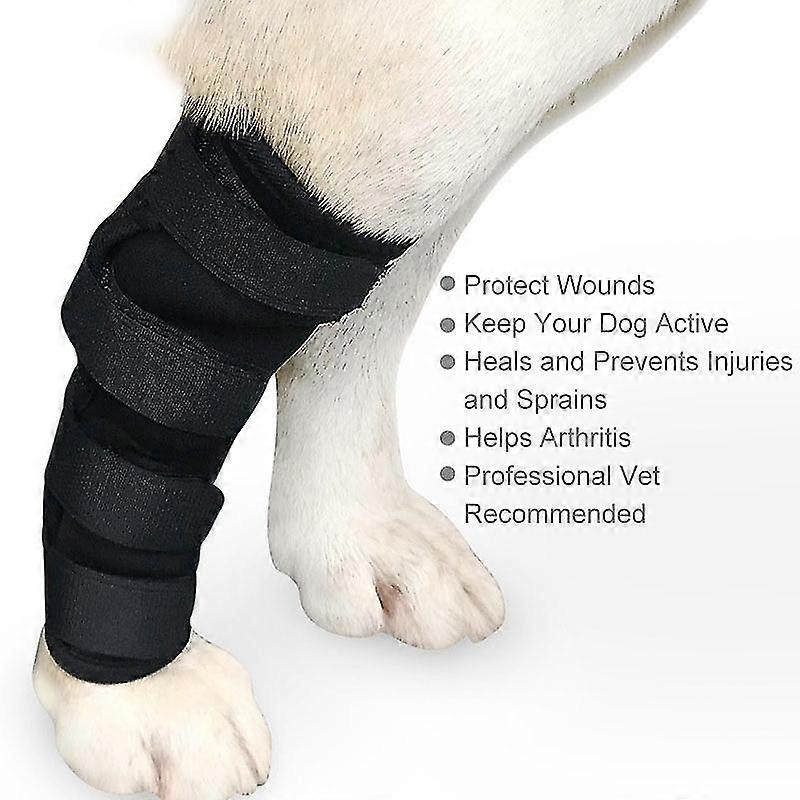 dog hock brace sleeve pet supportive compression leg joint wrap ...
