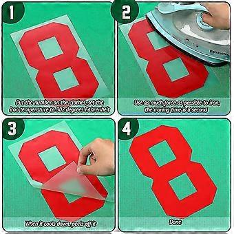 20 Pieces Iron On Numbers T Shirt Heat Transfer Numbers 0 To 9 Jersey ...