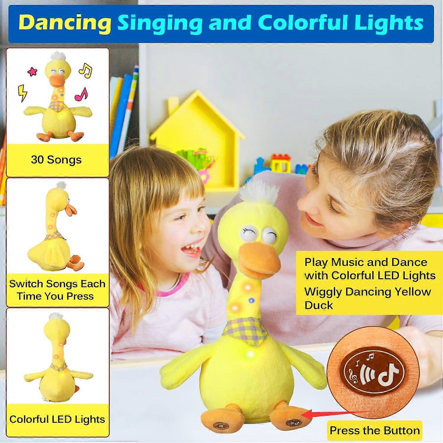 13" Talking Dancing Duck, Repeating What You Say Mimicking Recording ...