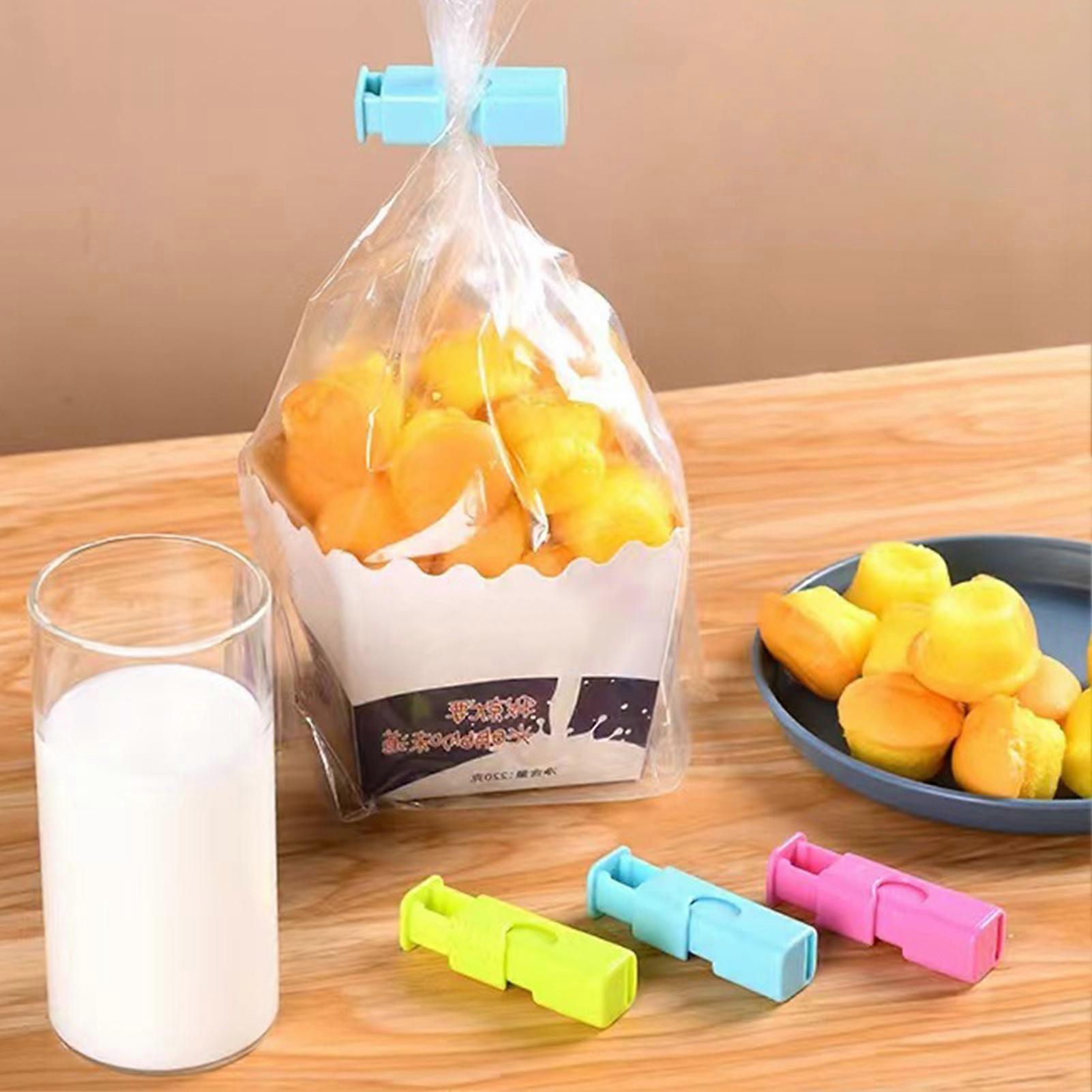 4Pcs Snack Bag Clips Fresh-Keeping Good Sealing Moisture-proof Plastic ...