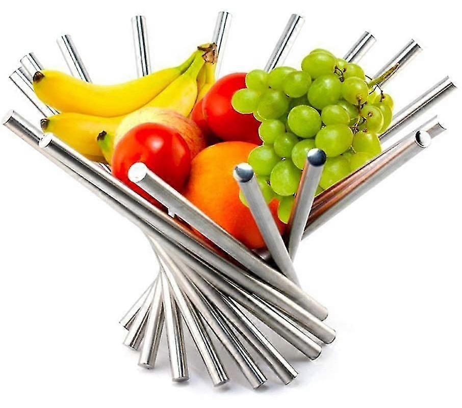 Fruit Basket Stainless Steel, Fruit Bowl Design, Metal Frame, 38 X 26 ...