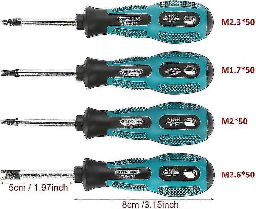 4pcs U Type Precision Triangle Head Screwdriver Set Multifunctional ...