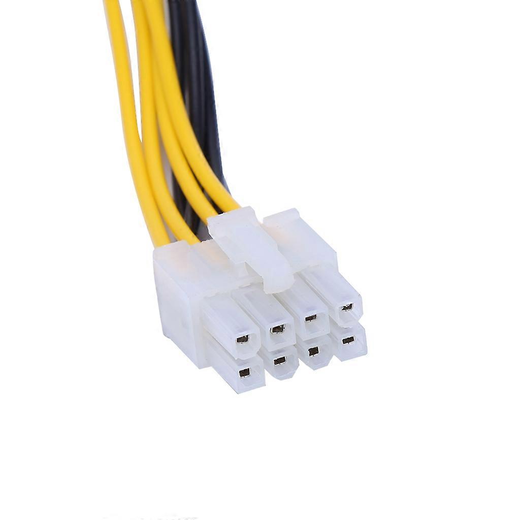 4 Pin Male to 8 Pin CPU Power Supply Adapter Converter ATX Cable 12V 7 ...