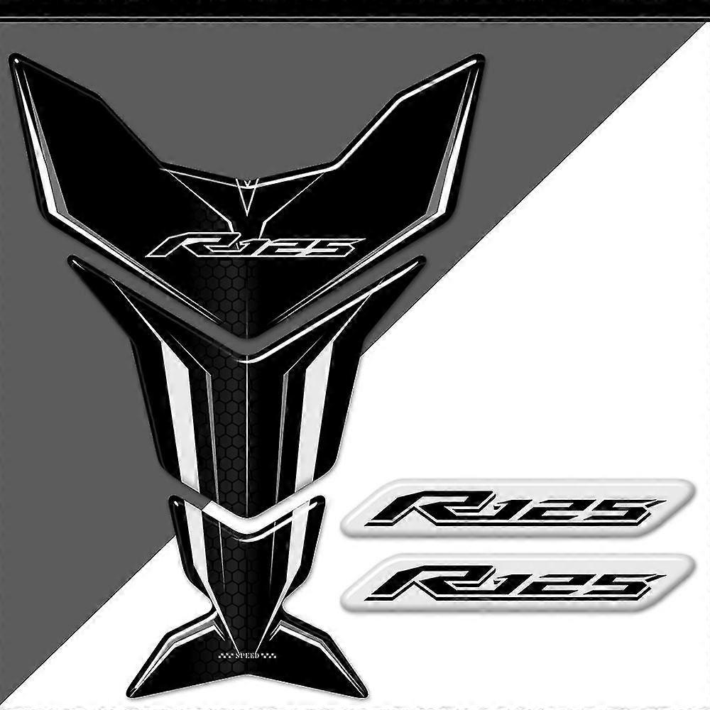 For Yamaha Yzf R125 R 125 Tank Pad Protective Motorcycle Stickers Decal ...